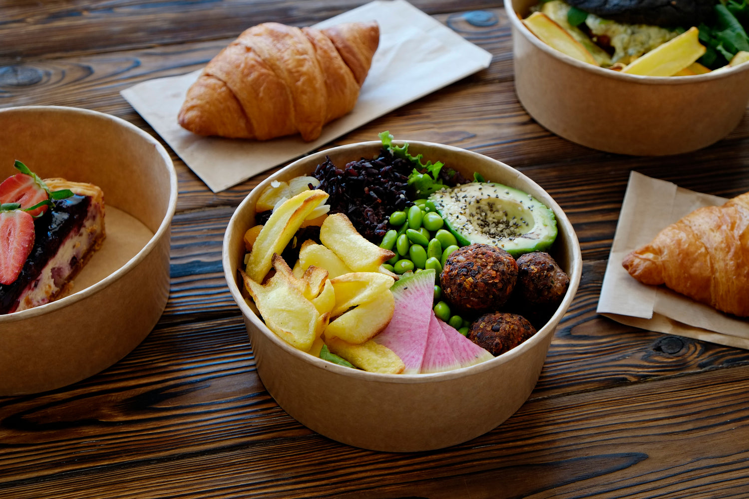 Kraft Rectangle Containers – BASEBETTER TECH